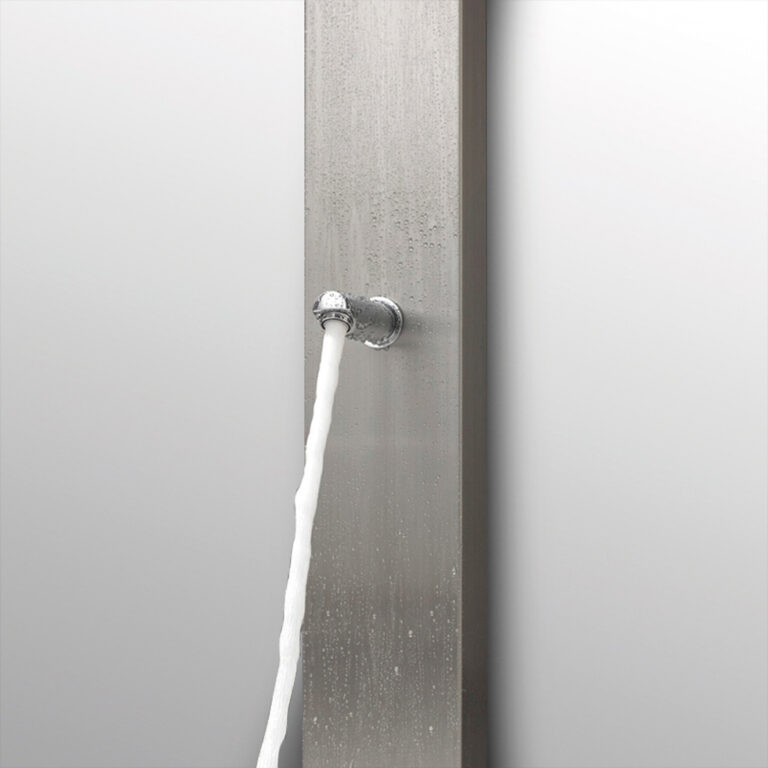 ΣΤΗΛΗ ΝΤΟΥΖ NEDA ΜΕ ΜΙΚΤΗ ICOS ΕΠΙΔΑΠΕΔΙΑ ΥΨΟΣ 210 εκ. INOX - n ...