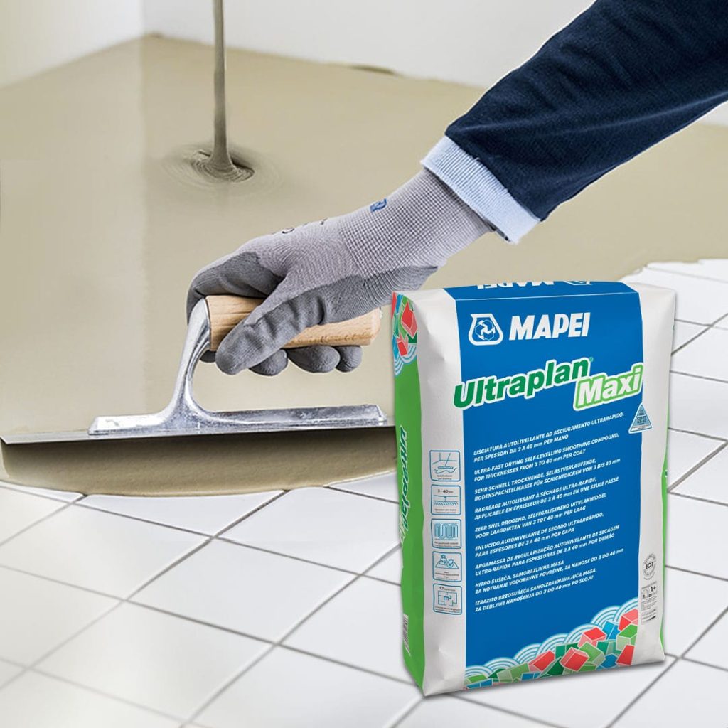 Αυτοεπιπεδούμενο υλικό εξομάλυνσης UltraPlan Maxi 3-40mm 25kg Mapei - n-papageorgiou